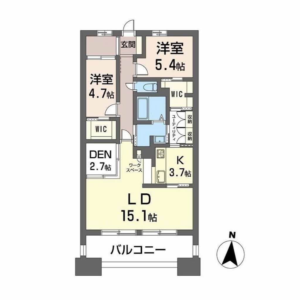 Nudgeone．照葉A0205号室の賃貸情報｜（福岡県福岡市東区）｜積水ハウスの賃貸住宅